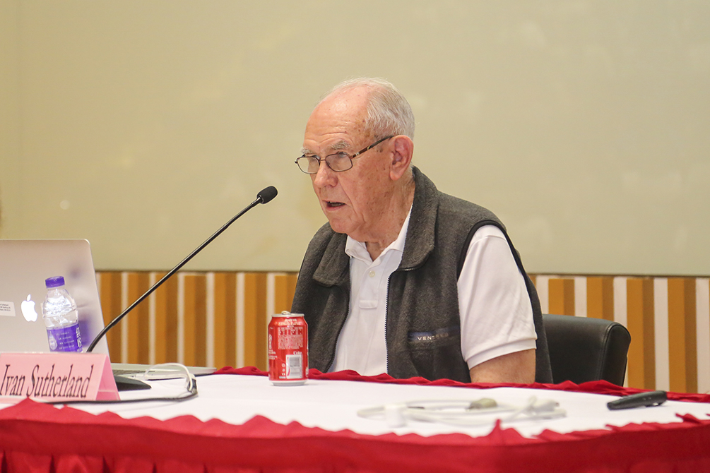 图灵奖得主Ivan Sutherland访问我校并作“ShanghaiTech Lecture”报告