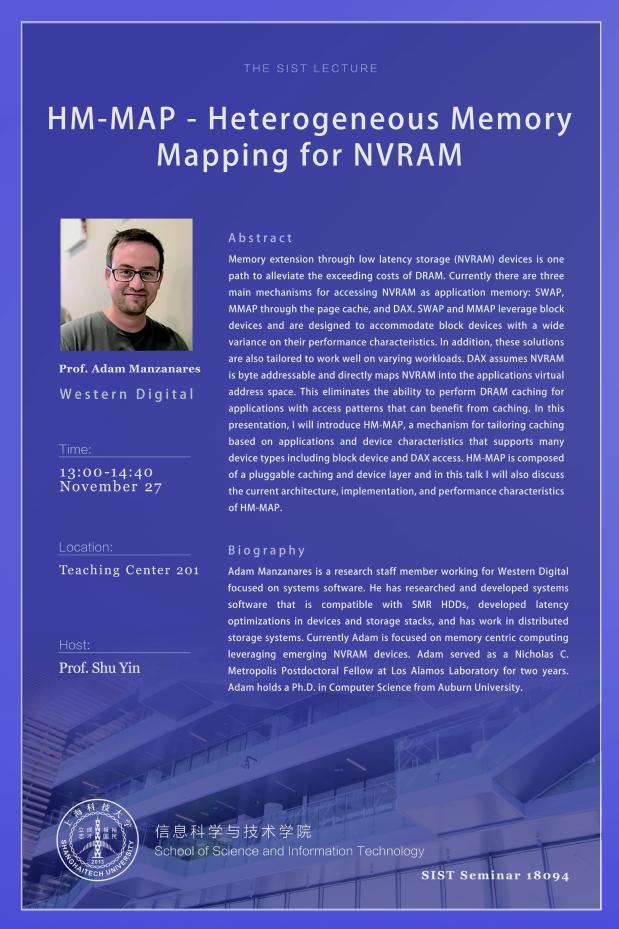 HM-MAP - Heterogeneous Memory Mapping for NVRAM