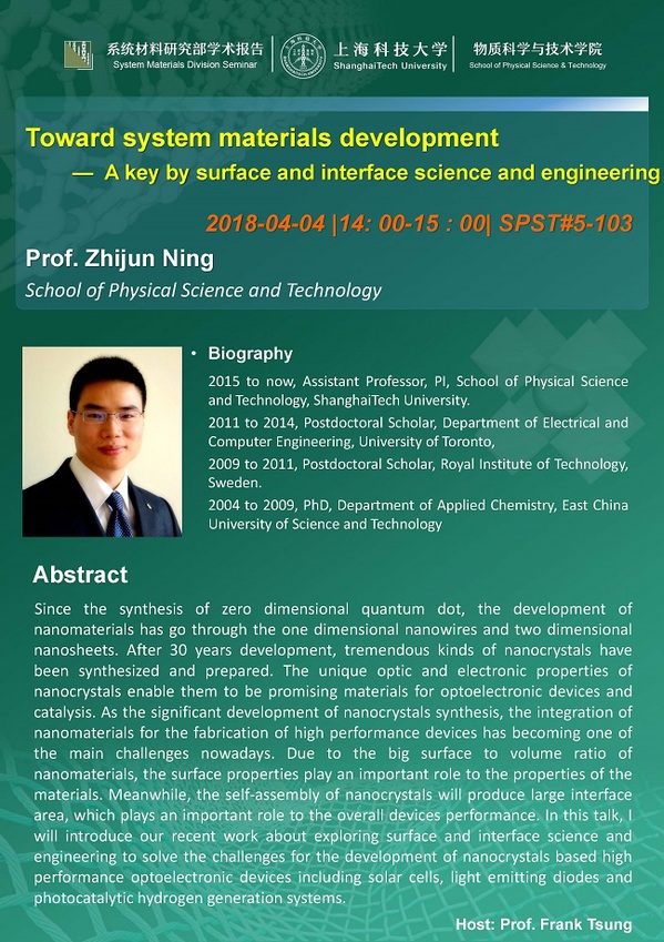 Toward system materials development - A key by surface and interface ...