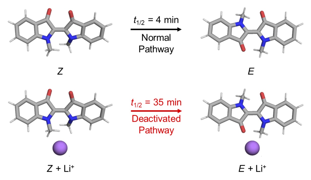 A new approach to modulate thermal relaxation rate of photoswitches