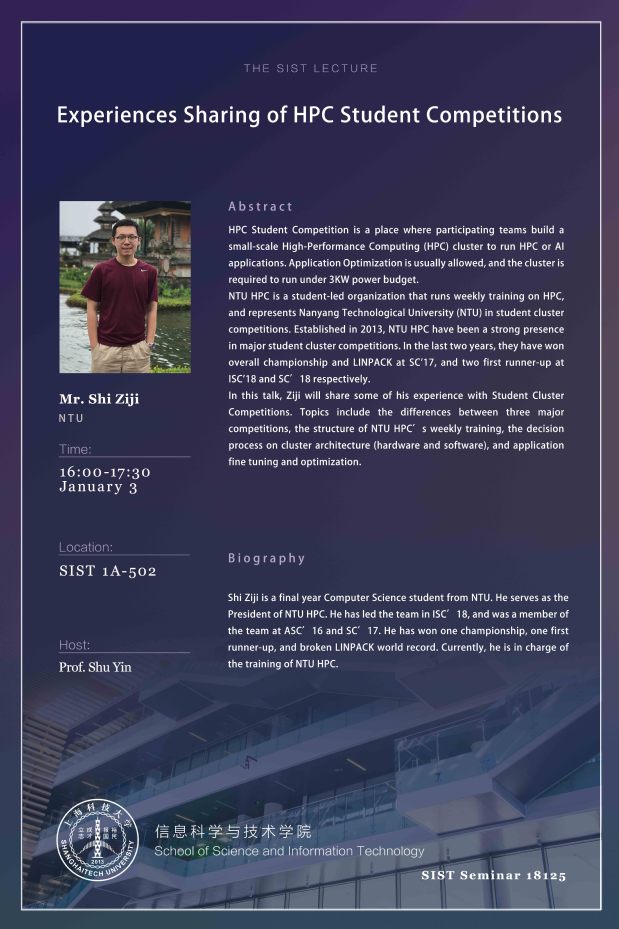 Experiences Sharing of HPC Student Competitions