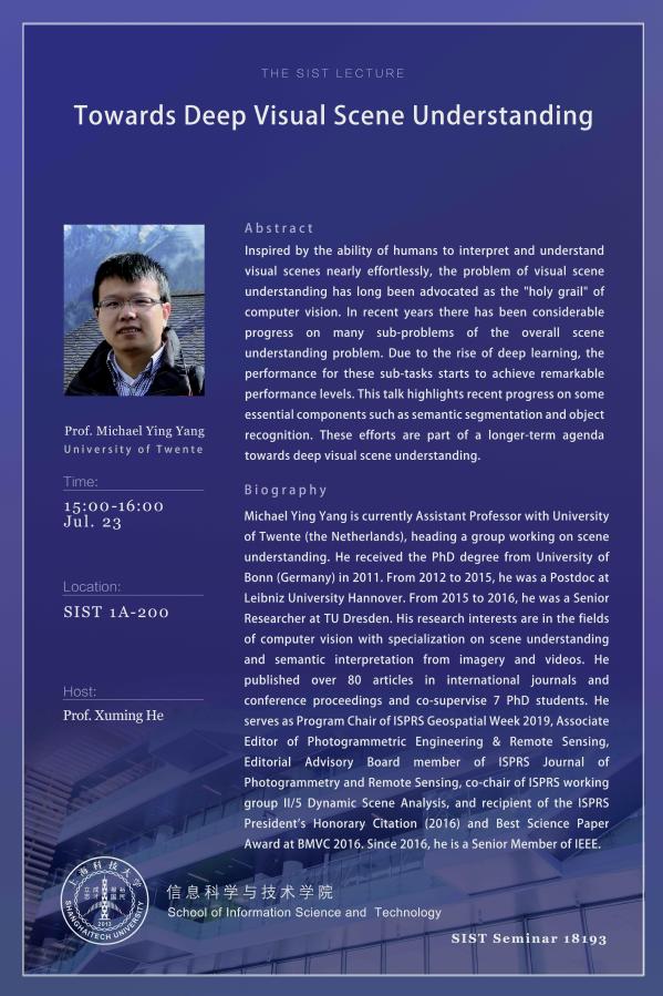 Towards Deep Visual Scene Understanding