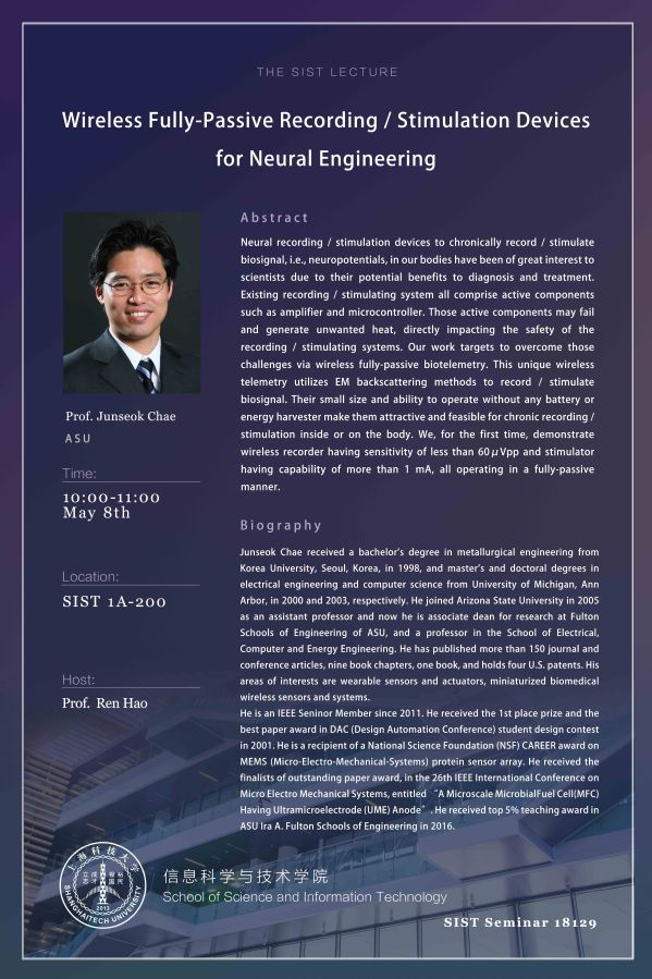 Wireless Fully-Passive Recording / Stimulation Devices for Neural ...